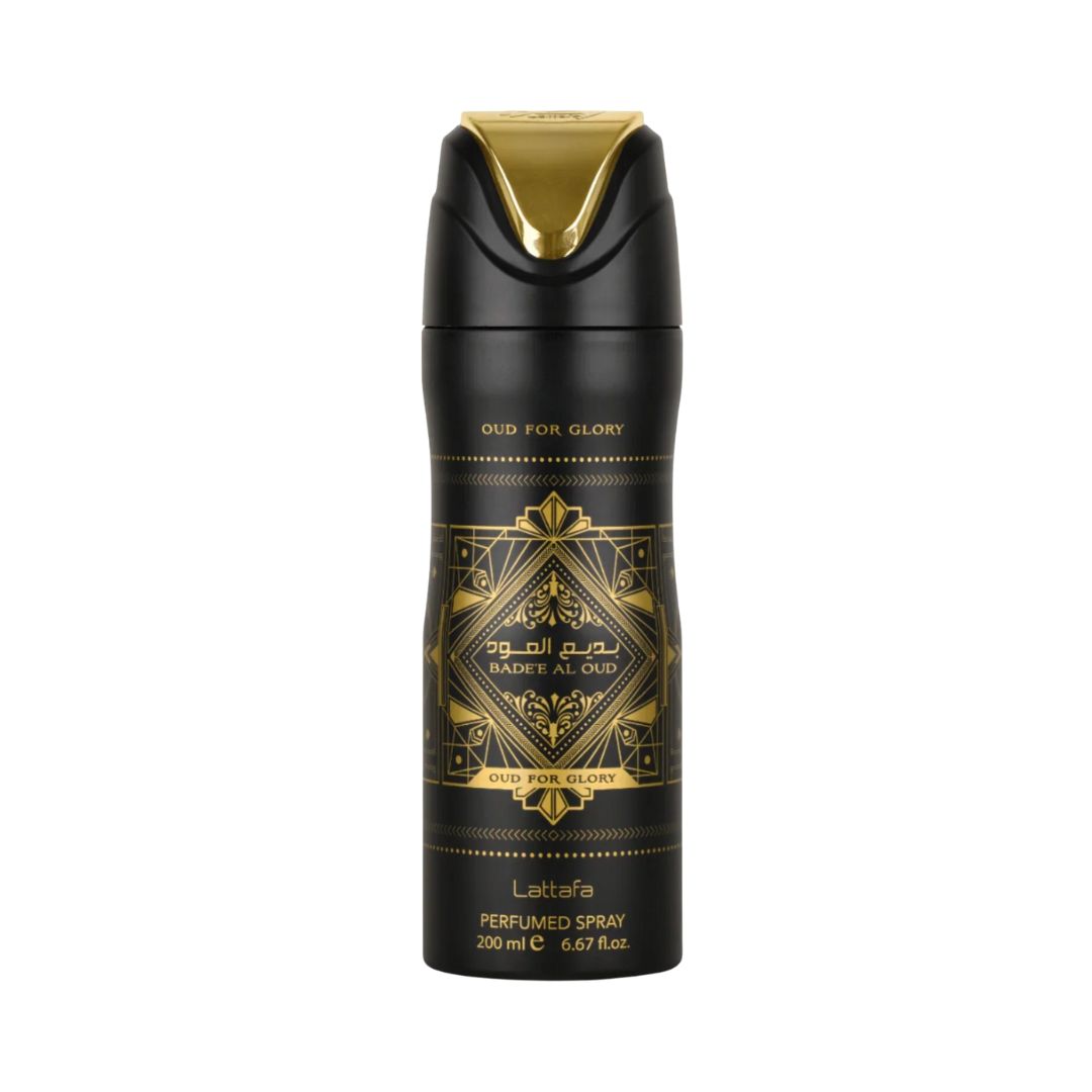 Spray Corporal Perfumado Lattafa Oud For Glory 200ml Unisex – Noir ...